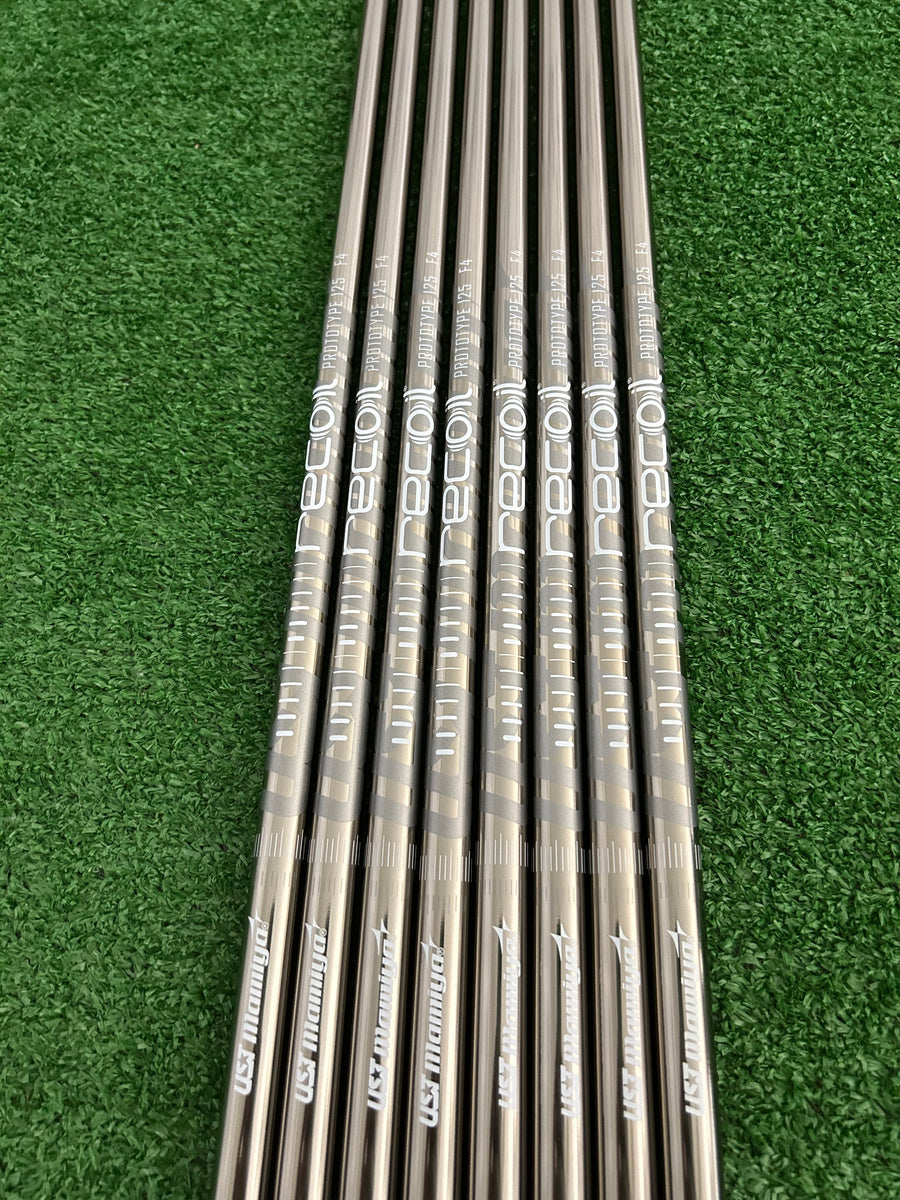 NEW UST Mamiya Recoil Prototype 125 F4 Stiff Flex Graphite Iron Shafts ...