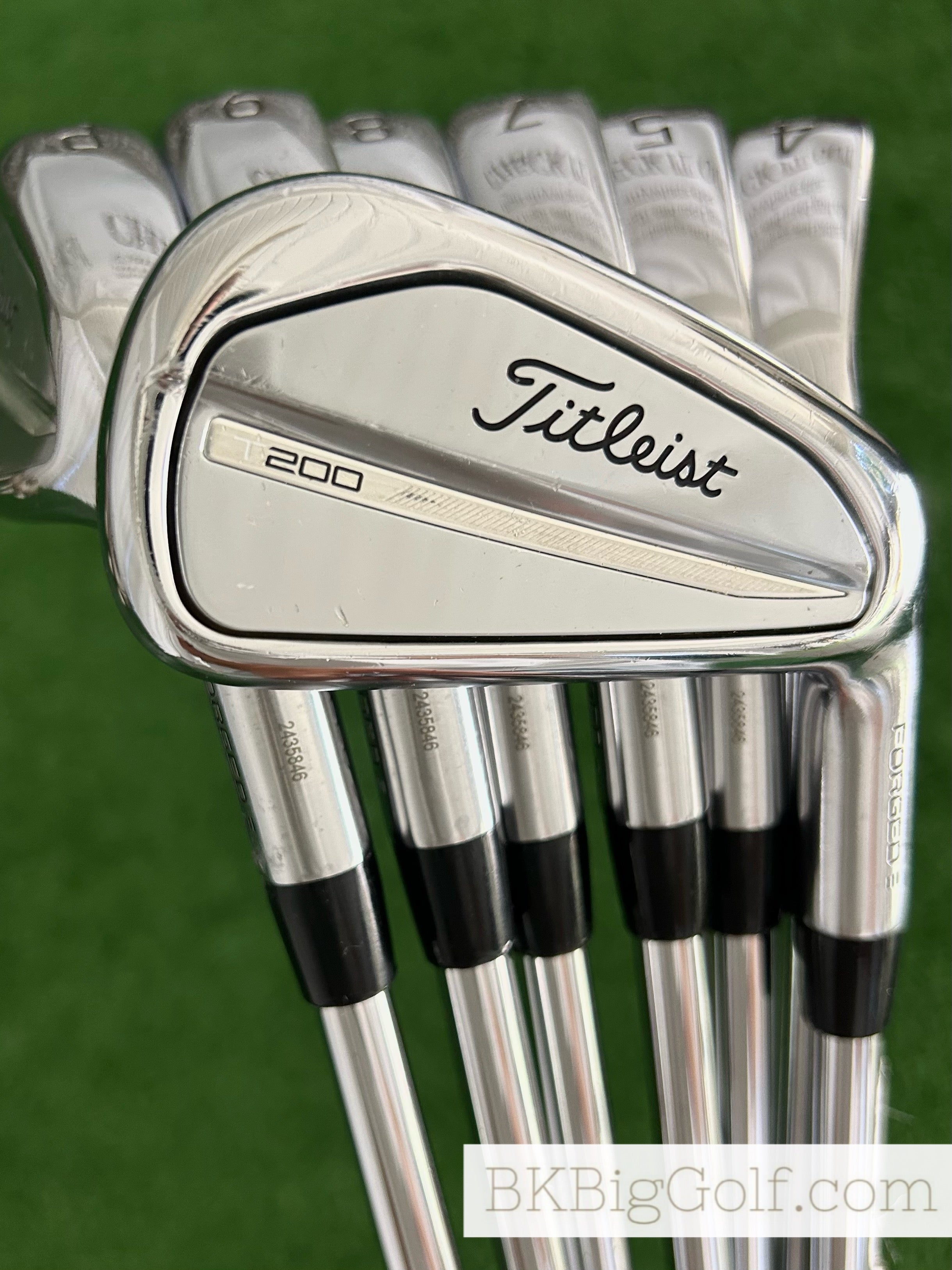 Titleist T200 ‘23 Forged Iron Set 4-P / True Temper AMT Red Stiff – BKBigGolf