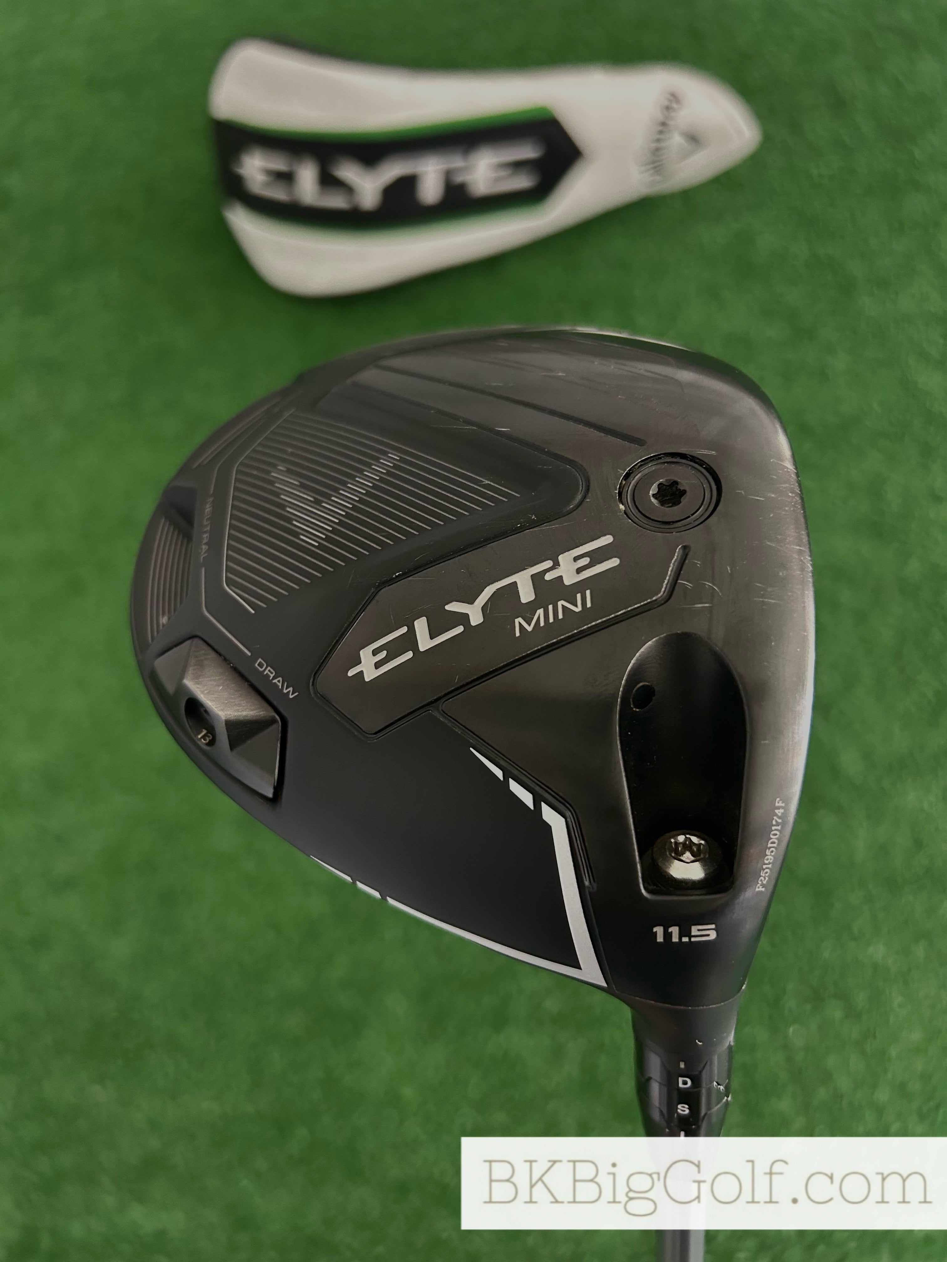 Callaway Elyte Night Edition 11.5 Degree Mini Driver w Headcover / Sti – BKBigGolf